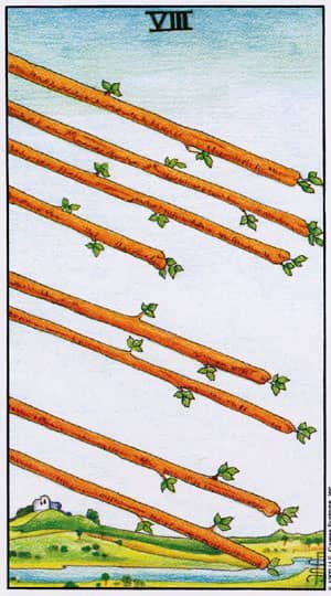 8 buław miłość i uczucia ⋆ Magiatarota.com.pl ⋆ Karty tarota online